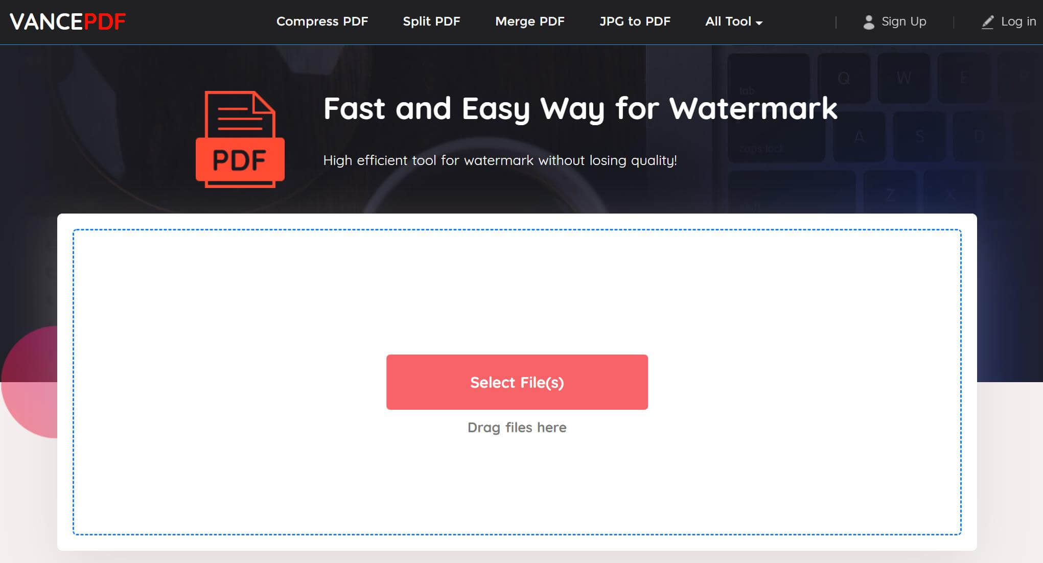 Best 5 Online Tools to Add a Watermark to a PDF - VanceReview